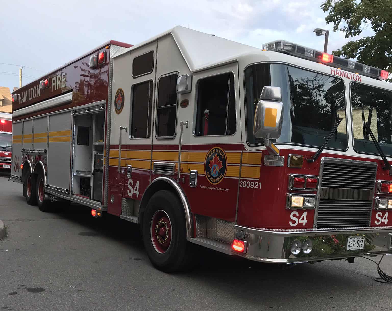 First responders dealing with gas-fed fire in Hamilton | INthehammer